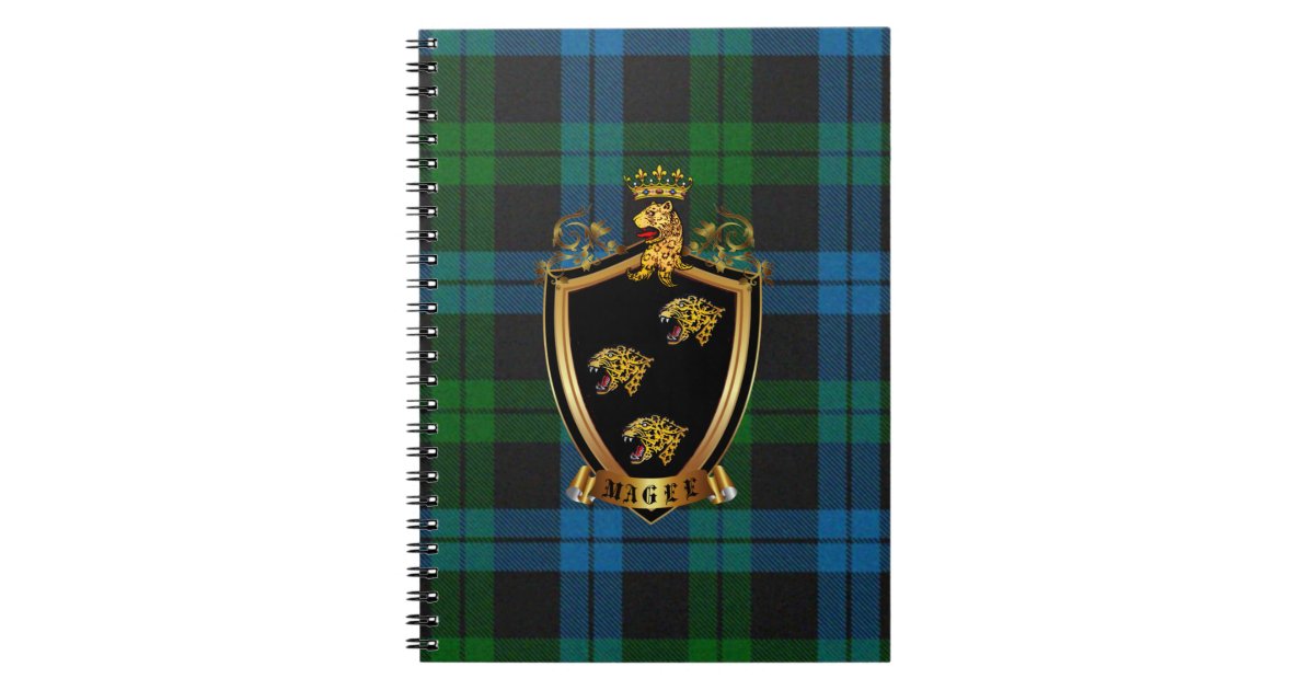 Magee Coat of Arms Notebook | Zazzle Magee Coat of Arms Notebook | Zazzle