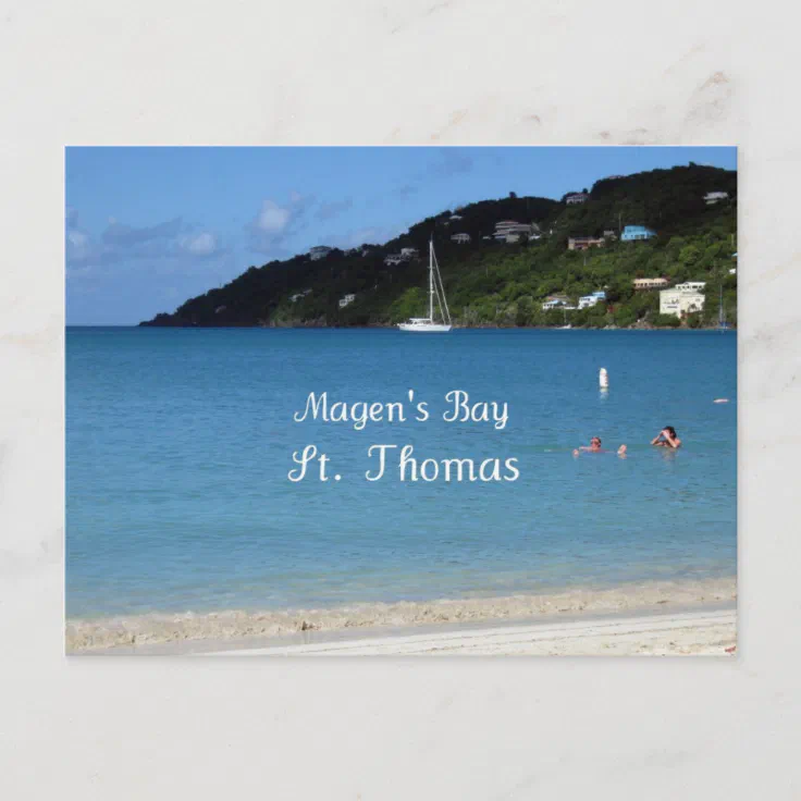Magen's Bay, St. Thomas Postcard | Zazzle