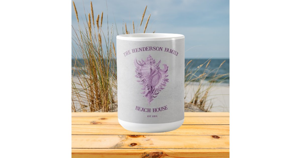 Magenta Conch Shell Coffee Mug | Zazzle