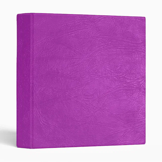 magenta leather texture binder | Zazzle