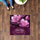 Magenta Pink Floral Floor Decal | Zazzle