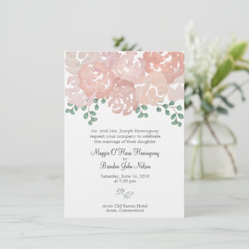 Maggie Hemingway Wedding Invitation | Zazzle