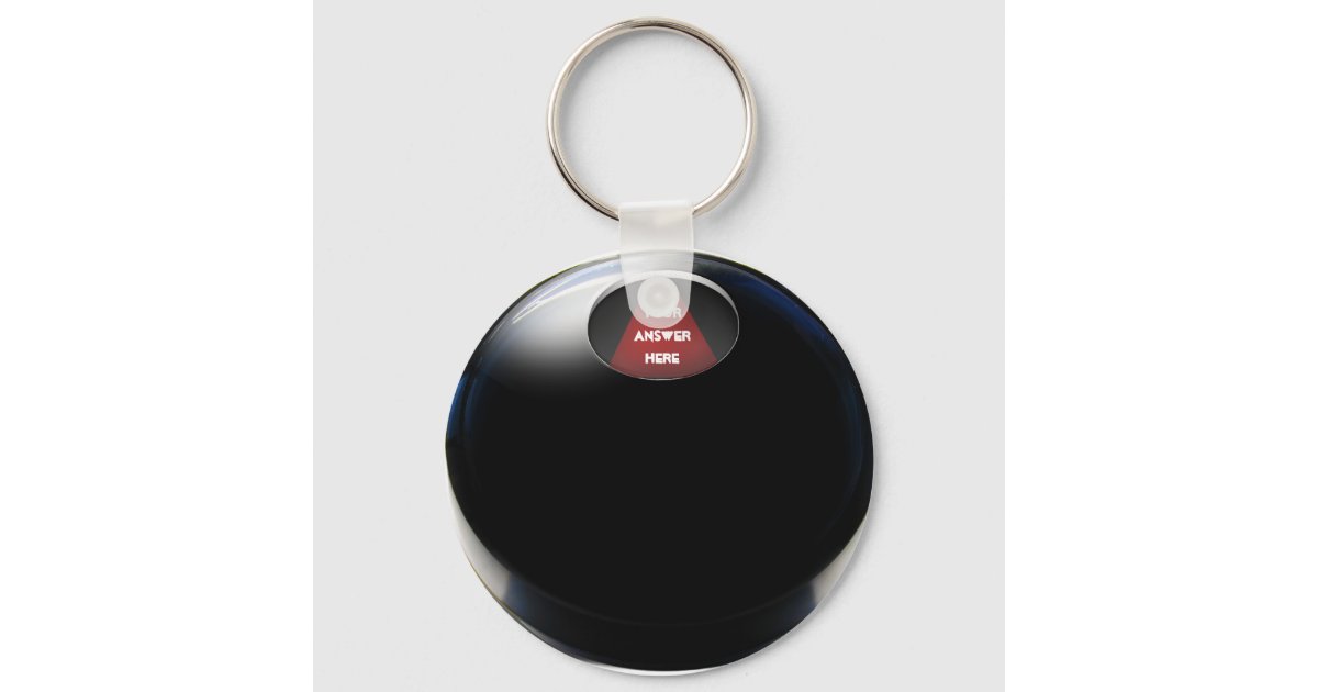 Magic 8 Ball Keychain | Zazzle