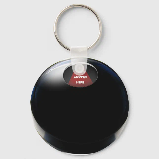 Magic 8 Ball Keychain | Zazzle