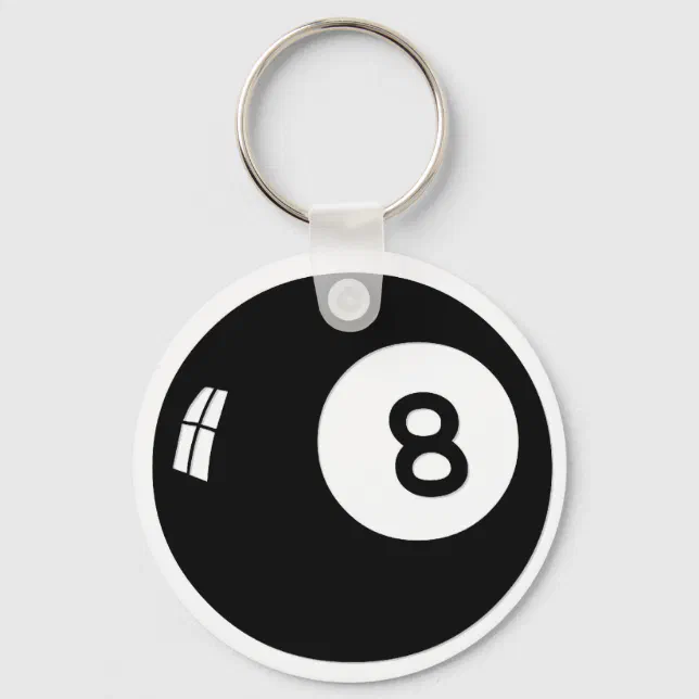 Magic 8 Ball Keychain | Zazzle