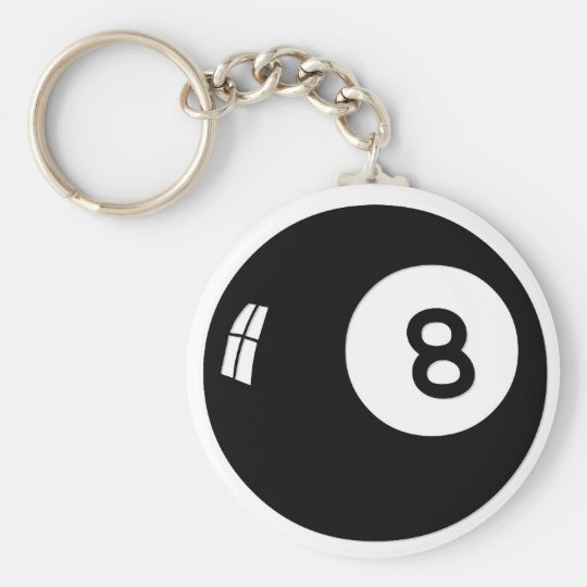 Magic 8 Ball Keychain | Zazzle.com