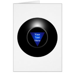 Magic 8 Ball - Your Text | Zazzle