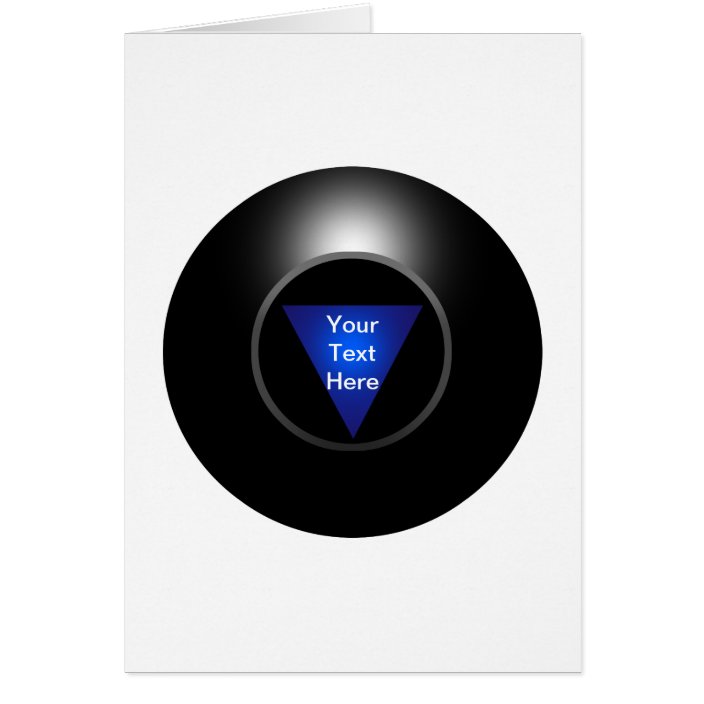 Magic 8 Ball - Your Text | Zazzle.com