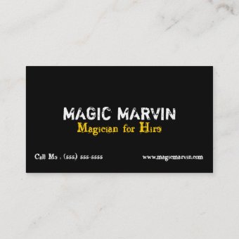 Magic Business Card | Zazzle