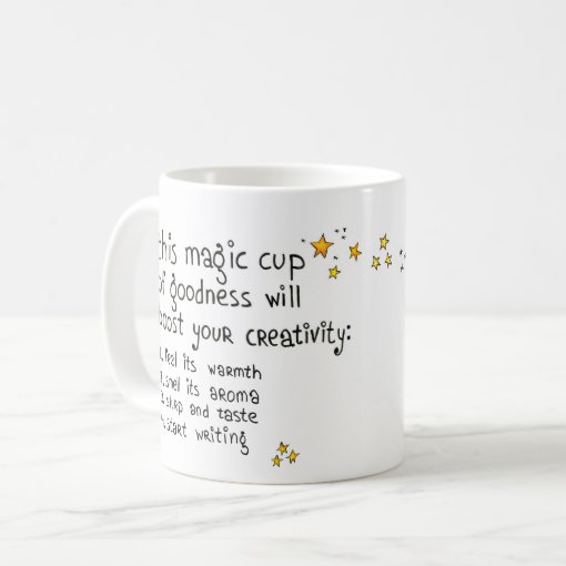Magic Creativity Mug for Writers | Zazzle