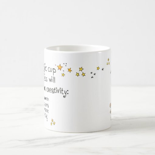 Magic Creativity Mug for Writers | Zazzle