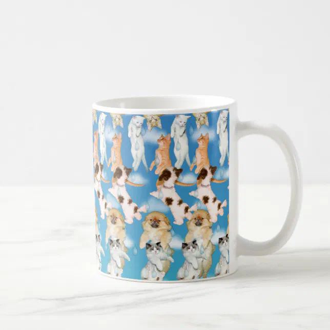 Magic Eye® 3D "It's Raining Cats and Dogs" Mug | Zazzle