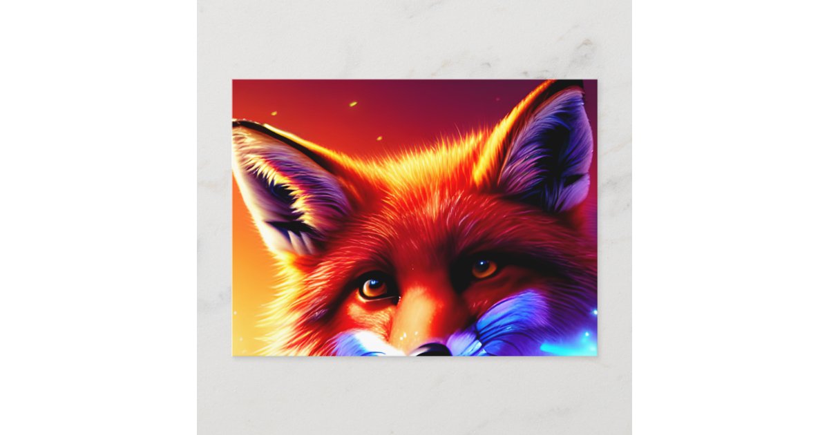 Magic Fox Dreams Postcard | Zazzle