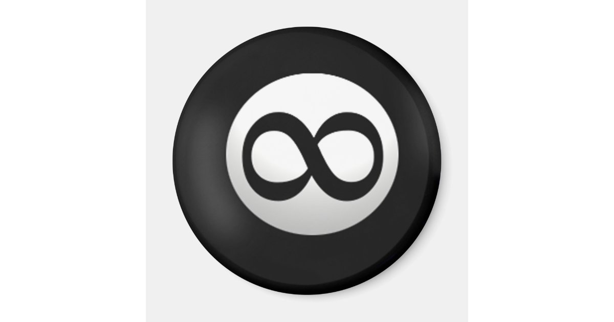 Magic Infinity Ball Magnet | Zazzle