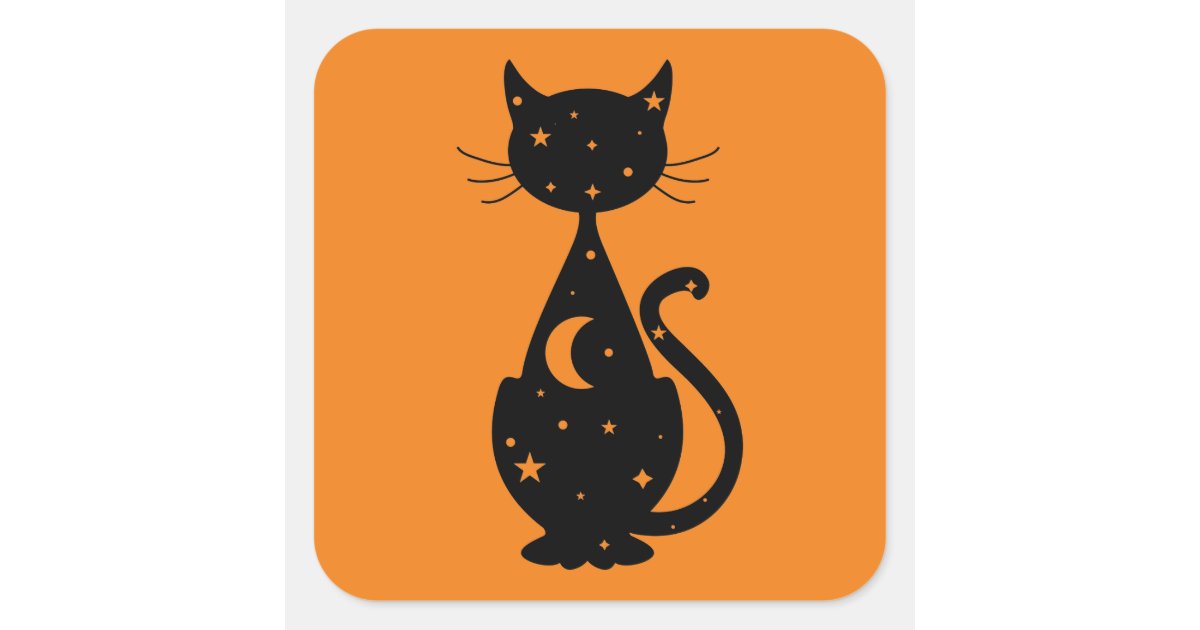 Magic Kitty Sticker | Zazzle