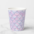 Magic Mermaid Scales Birthday Party Paper Cups | Zazzle
