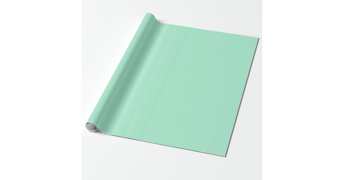 Magic Mint Green Wrapping Paper | Zazzle