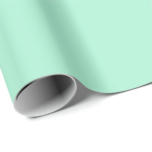 Magic Mint Green Wrapping Paper | Zazzle