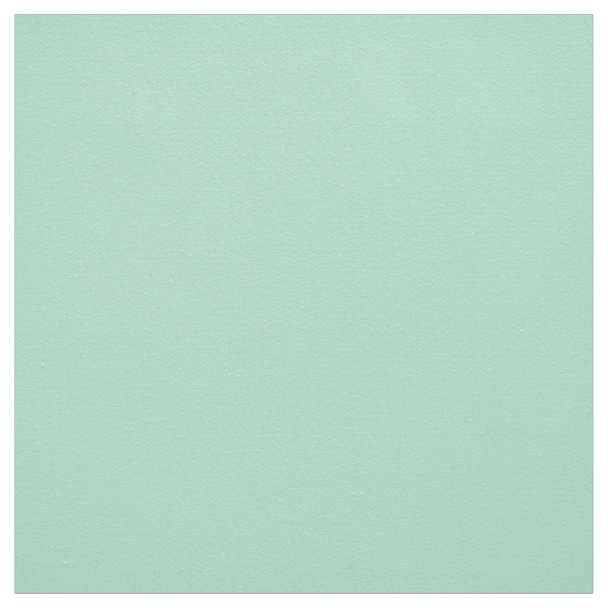 Solid Color: Mint Green Fabric | Zazzle