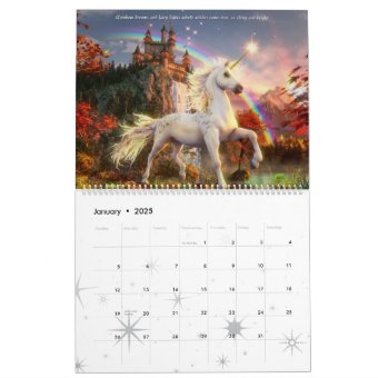 Magic of the Unicorns Calendar 2021 | Zazzle