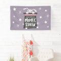 Magic Show Birthday Party Magician Banner | Zazzle