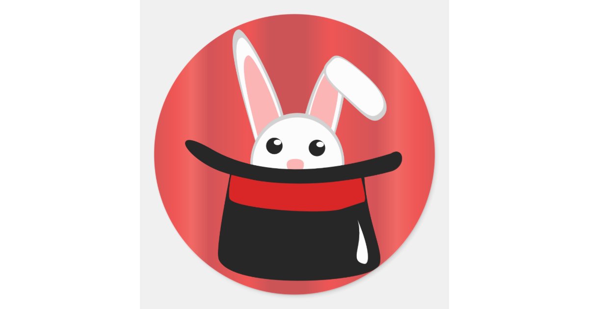 Magic Show Classic Round Sticker | Zazzle
