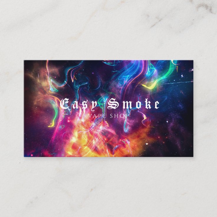 Magic Smoke Vape Shop Business Card | Zazzle