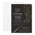 Magic themed birthday party invitation | Zazzle