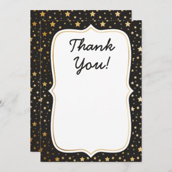 Magic themed birthday thank you card | Zazzle