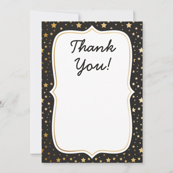 Magic themed birthday thank you card | Zazzle.com