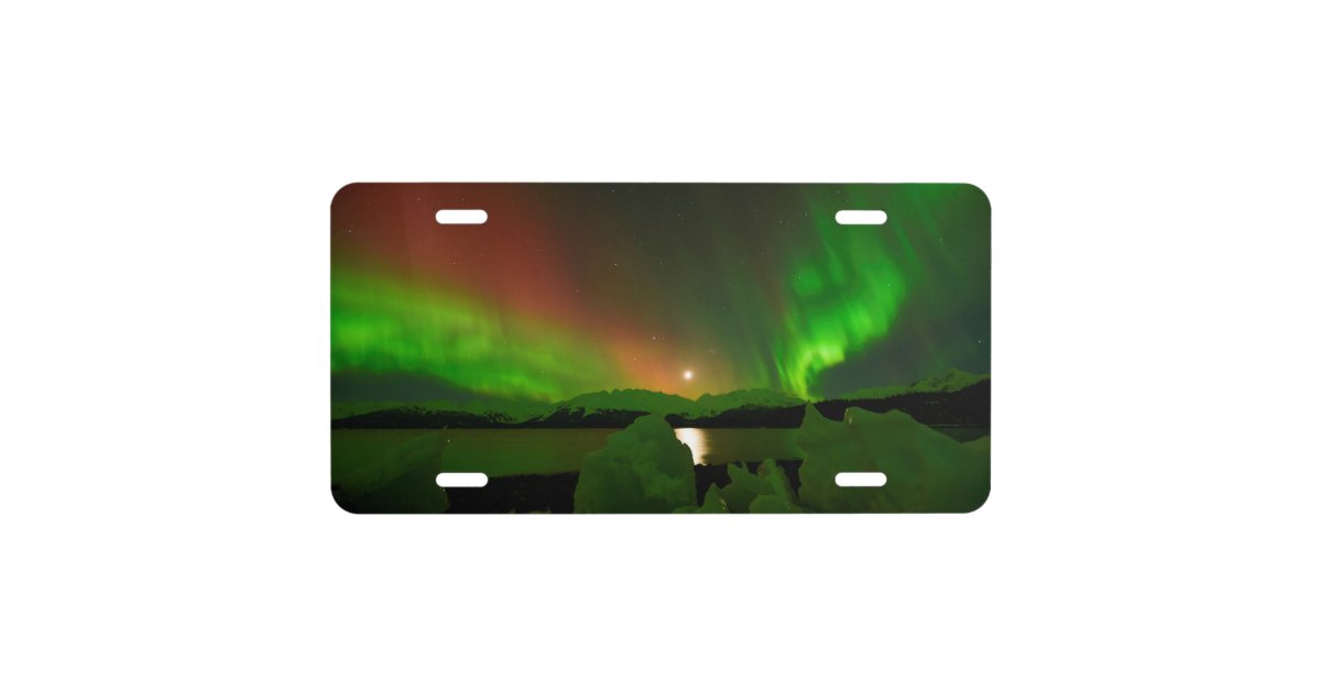 Magical Aurora License Plate | Zazzle