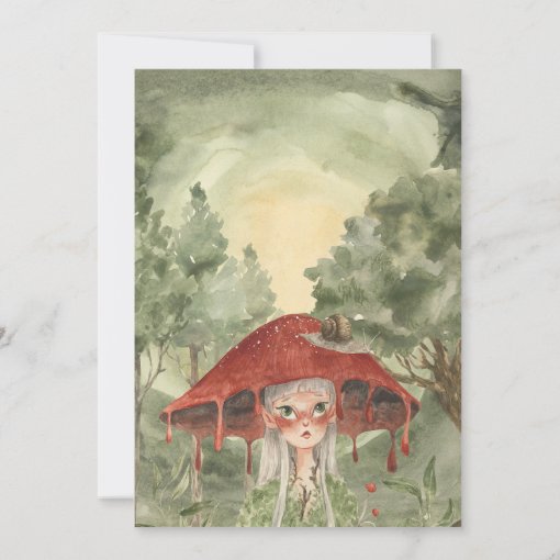 Magical Autumn Forest Fairy | Birthday Invitation | Zazzle