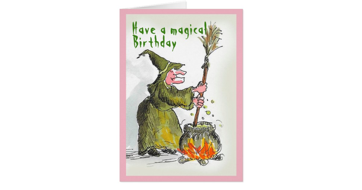Magical Birthday card | Zazzle