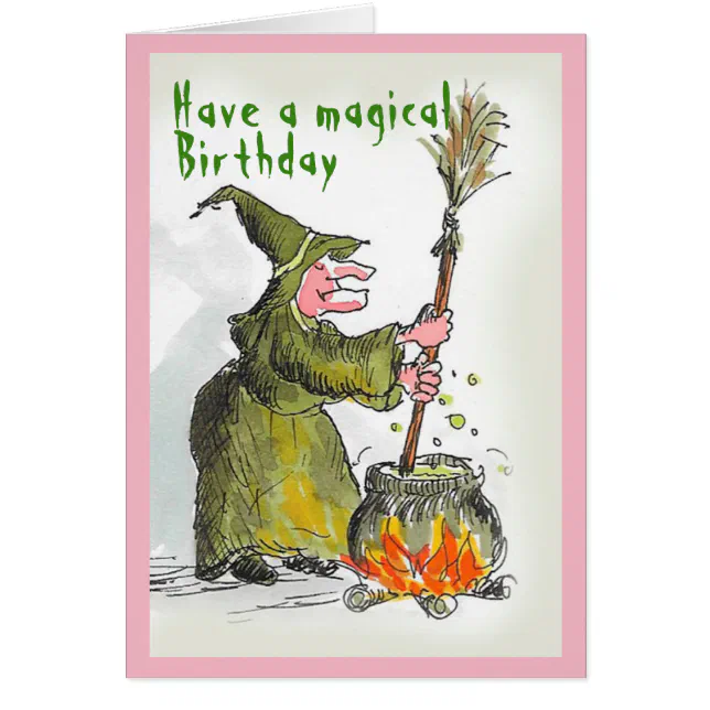 Magical Birthday card | Zazzle
