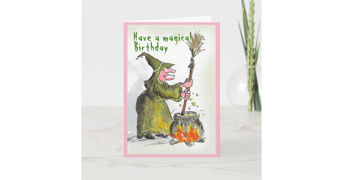 Magical Birthday Card | Zazzle