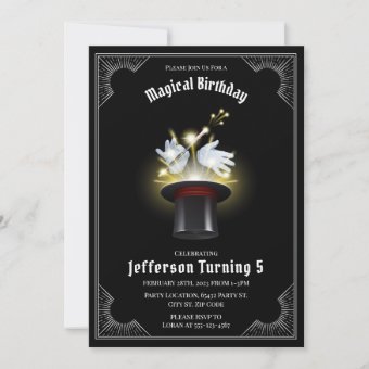 Magical Birthday Invitation | Zazzle