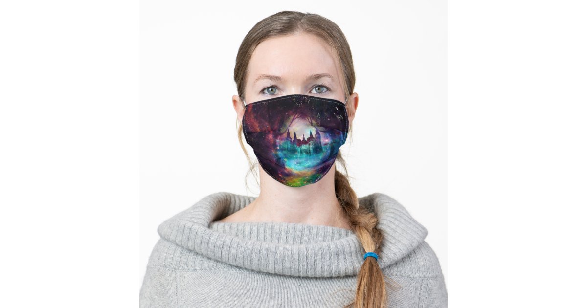 magical castle face mask | Zazzle