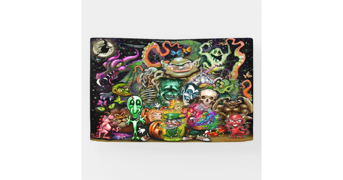 Magical Creatures Banner | Zazzle