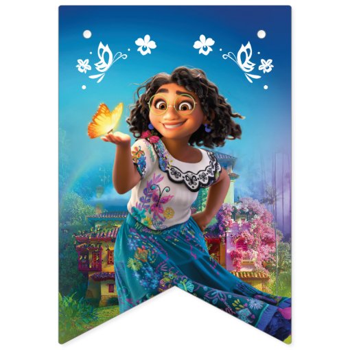 Magical Encanto Mirabel Happy Birthday Bunting Flags | Zazzle