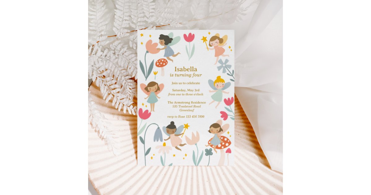 Magical Fairies Birthday Invitation | Zazzle