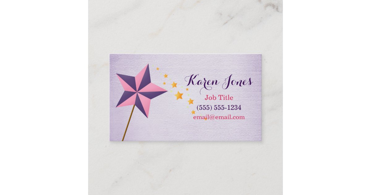 Magical Fairy Business Card | Zazzle