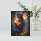 Magical Fairy Enchanted Forest Fantasy Butterflies Postcard | Zazzle