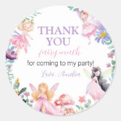Magical Fairy Labels Birthday Baby Shower | Zazzle