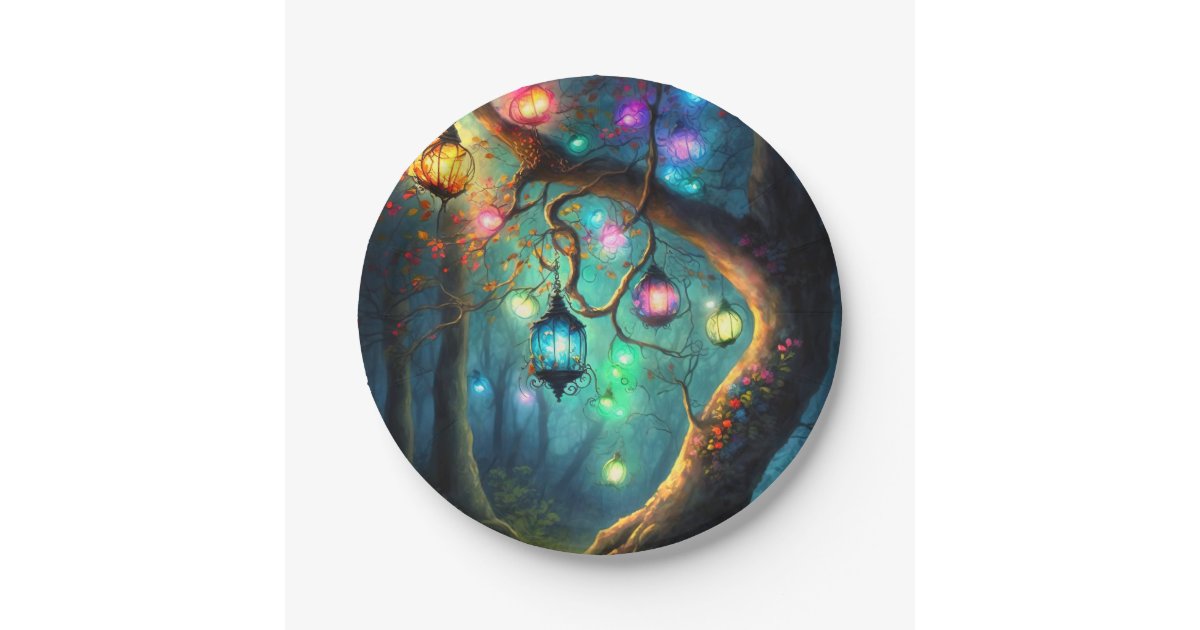 Magical Fairy Princess Fantasy Pixie Dust Party Paper Plates | Zazzle