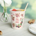 Magical Fairy Strawberry Garden Pixie 1st Birthday Paper Cups | Zazzle