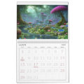 Magical Fairyland Fairy Houses Beautiful Gardens Calendar | Zazzle