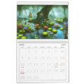 Magical Fairyland Fairy Houses Beautiful Gardens Calendar | Zazzle