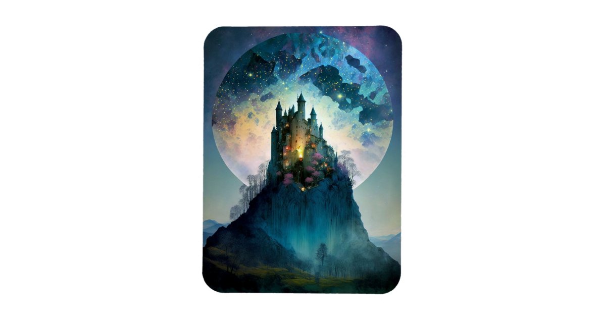 Magical Fantasy Castle Magnet | Zazzle