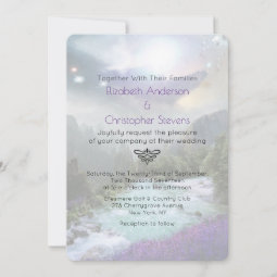 Magical Fantasy Scenic Landscape Wedding Invite | Zazzle