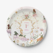 Magical Floral Fairy Birthday Party Paper Plates | Zazzle